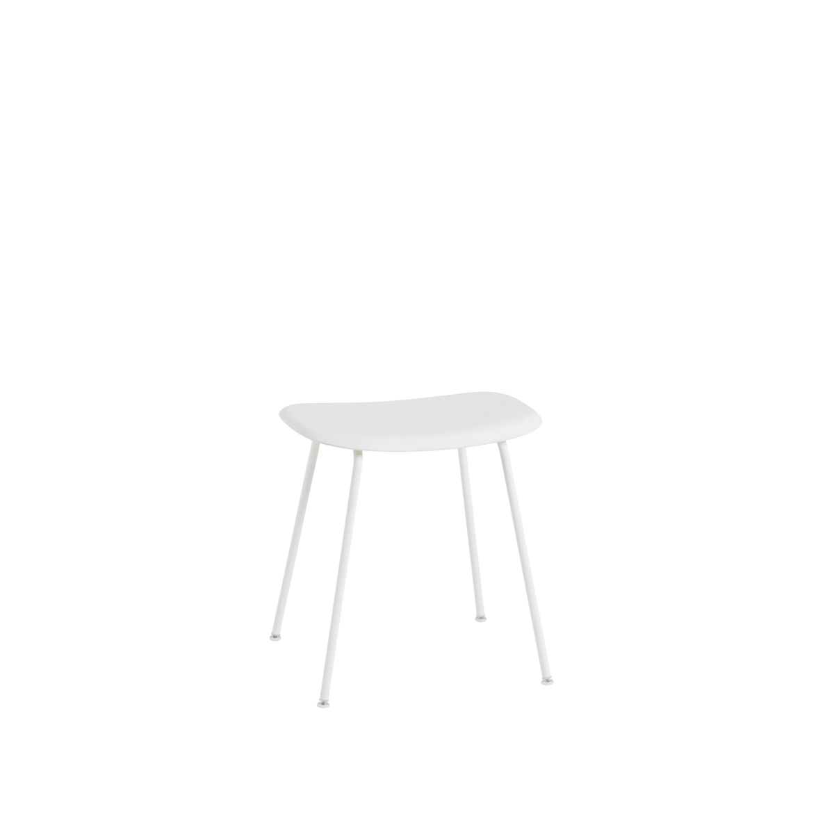 Muuto Fiber Low Stool - Tube Base - Recycled Plastic | kin. Birmingham